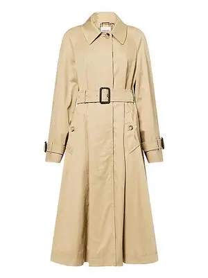 BURBERRY Ellingham Flared Cotton Trench Coat