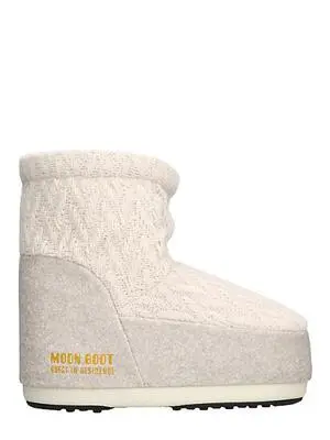 Moon Boot X Guest In Residence Knitted Boots - White