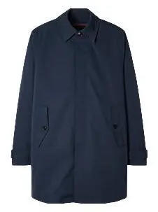 Paul Smith Recycled-polyester Mac With Removable Lining - Blue