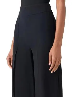 Akris Fellia Silk Pants - Black