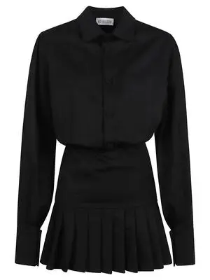 LES FILLES D'EVA Short Wool Dress - Black