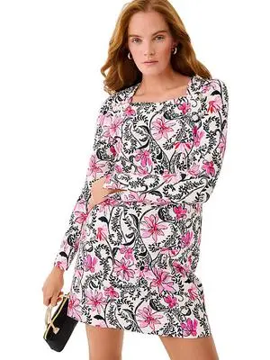 Lilly Pulitzer® Aubri Square Neck Dress - Coconut Sunshine Seekers