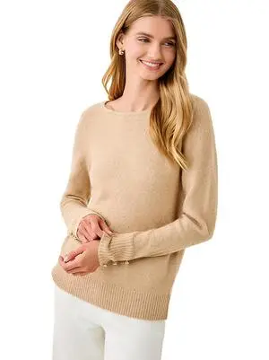 Lilly Pulitzer® Lola Sequin Sweater - Gold Metallic