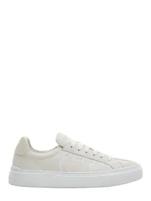 FERRAGAMO Gancini Sneaker - White