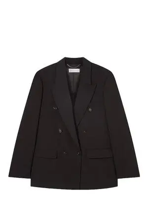 Stella McCartney Double-breasted Boyfriend Blazer - Black