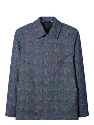 Paul Smith Check Button Jacket - Blue
