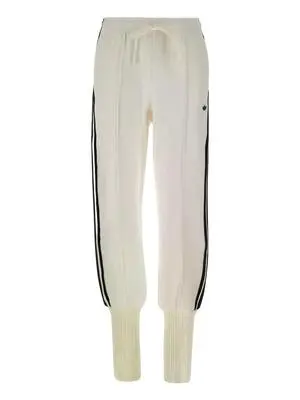 Adidas Firebird 3-Stripes Ribbed Track Pants White