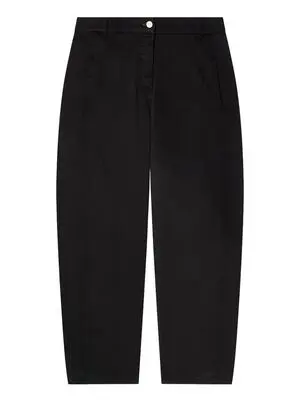 Paul Smith Button-fastening Straight Leg Trousers - Black