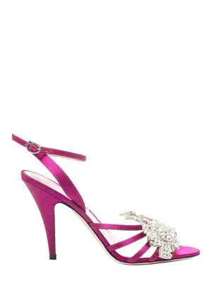Valentino Garavani 80mm Rhinestone-embellished Sandals - Purple