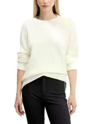 Hugo Open-back Pullover Sweater - White