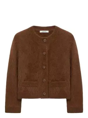 Dorothee Schumacher Fluffy Statements Button Cardigan - Brown