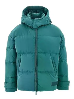 Emporio Armani Hooded Puffer Jacket - Blue