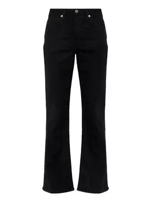 SAMSOE SAMSOE Button-fastening Flared Jeans - Black