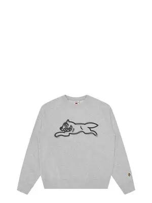 ICECREAM Graphic-printed Crew-neck Sweatshirt - Grey