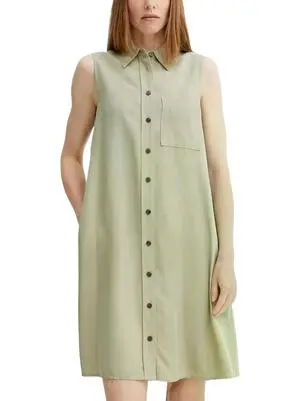 Marc O'polo Button-fastening Mini Dress - Green