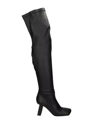 VIC MATIE Square-toe Over-the-knee Boots - Black