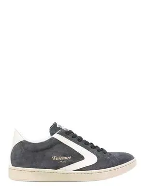 VALSPORT Tournament Suede Appliqué Sneakers - Blue