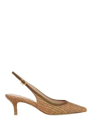 GIANVITO ROSSI Minorca Pointed Pumps - Brown
