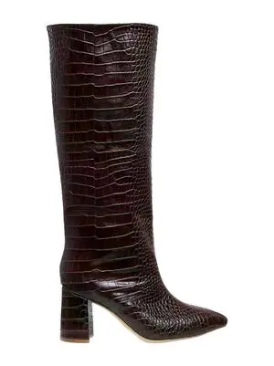 GINISSIMA 80mm Ilona Knee-high Boots - Brown