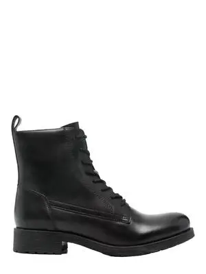 Geox Rawelle Lace-up Boots - Black
