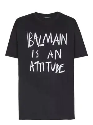 Balmain Printed T-shirt - Black