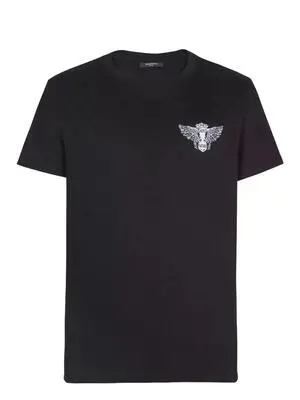 Balmain Design-print T-shirt - Black