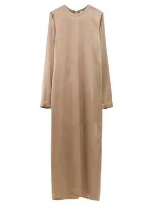 TOTEME Long-sleeved Maxi Dress - Neutrals