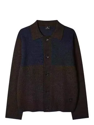 Paul Smith Button-up Color-block Cardigan - Green