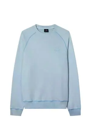 Paul Smith Embroidered-logo Sweatshirt - Blue