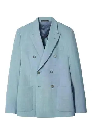 Paul Smith Double-breasted Pocket Blazer - Blue
