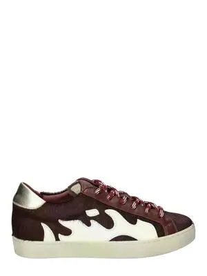 GAMIN Flame-patch Sneakers - Brown
