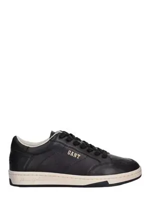 Gant Leather Sneakers - Black
