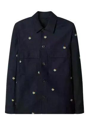 Paul Smith Embroidered Pocket Jacket - Blue
