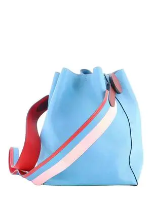 Hermès Licol 17 Bucket Bag Evercolor - Blue