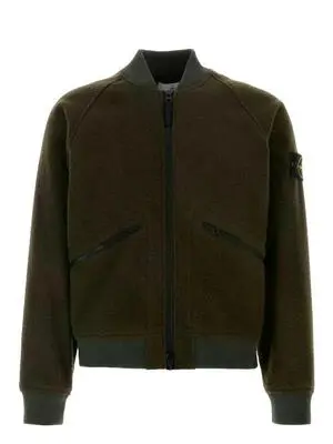 Stone Island Zip-pocket Bomber Jacket - Green