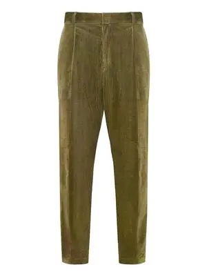 BOSS Pleated Trousers - Green