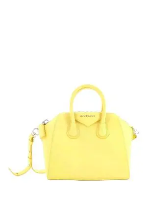 Givenchy Antigona Leather Mini Crossbody Bag - Yellow