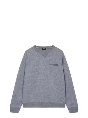 STUDIO TOMBOY Zip-pocket Sweatshirt - Grey