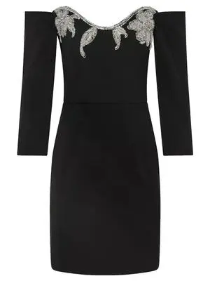 Rebecca Vallance Ellerie Embellished Mini Dress - Black