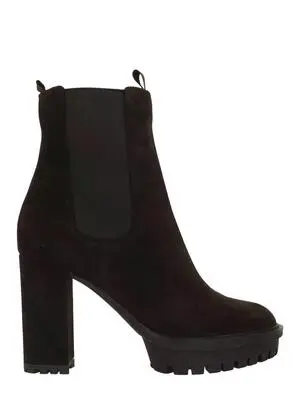 GIANVITO ROSSI 70mm Suede Ankle Boots - Brown