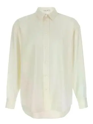 THE ROW Granada Buttoned Silk Shirt - White