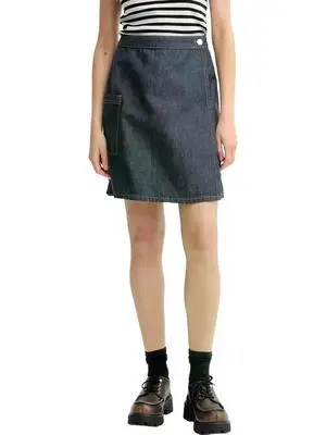 Marc O'polo Front-pocket Mini Skirt - Blue