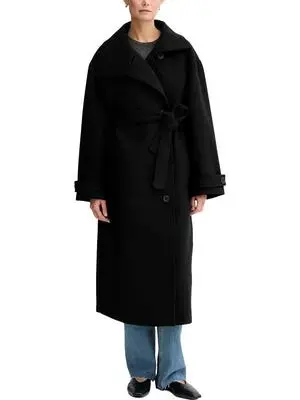 MARC O'POLO Tie-Waist Overcoat