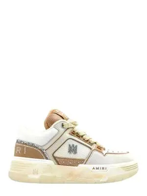 Amiri Glitter-embellished Sneakers - White