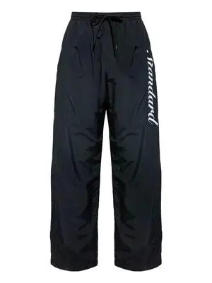 Balenciaga Standard-script Track Pants - Black