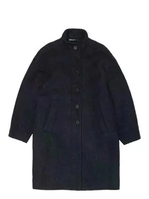 Bimba Y Lola Buttoned Wool-blend Coat - Blue