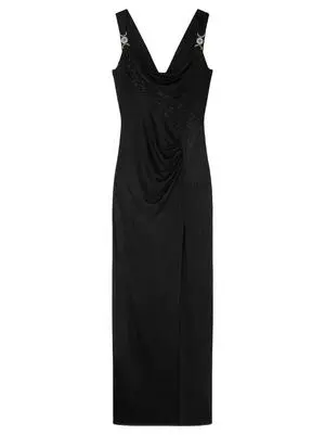 Versace Medusa '95 Draped Gown - Black