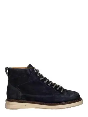 Gant Lace-up Panelled Boots - Blue