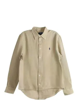 Polo Ralph Lauren Long-sleeve Linen Shirt - Neutrals