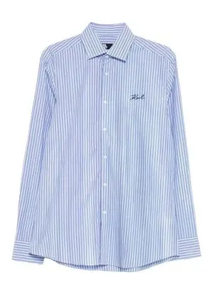 Karl Lagerfeld Striped Shirt - Blue